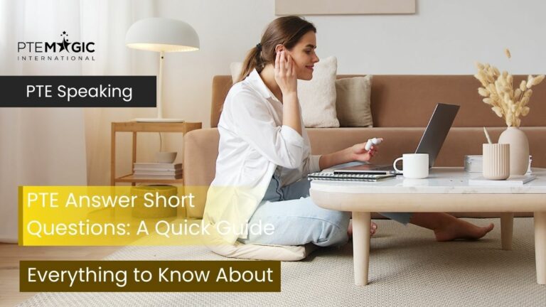 PTE Answer Short Questions: A Short Guide to Success