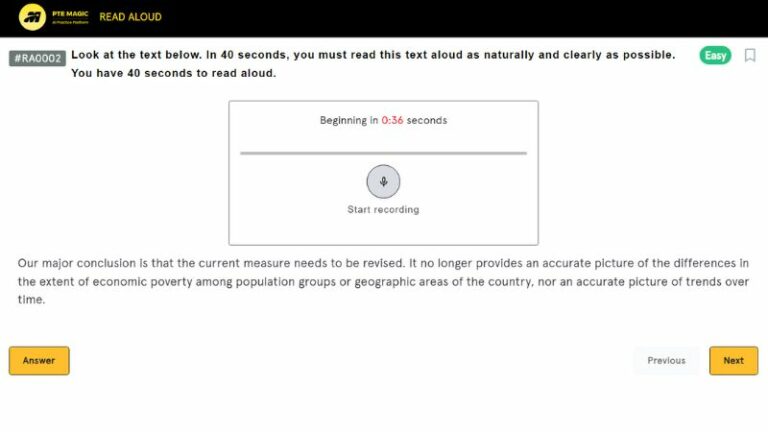 Does the One-line Strategy Work In PTE Read Aloud?
